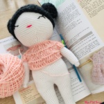 Poupée Domi et sa robe douceur #poupée de Zess au crochet | Mon P\'tit Trésor